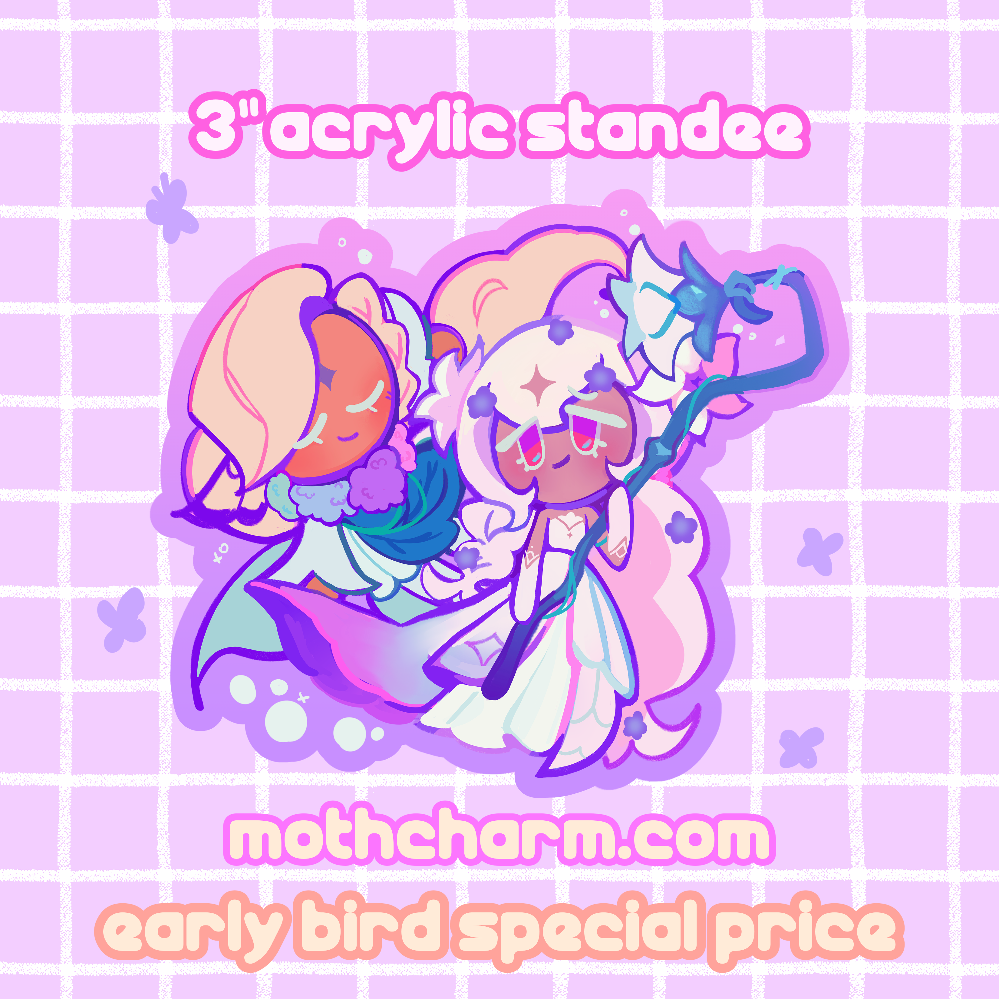 [PREORDER] Purelily Acrylic Standees – Mothcharm