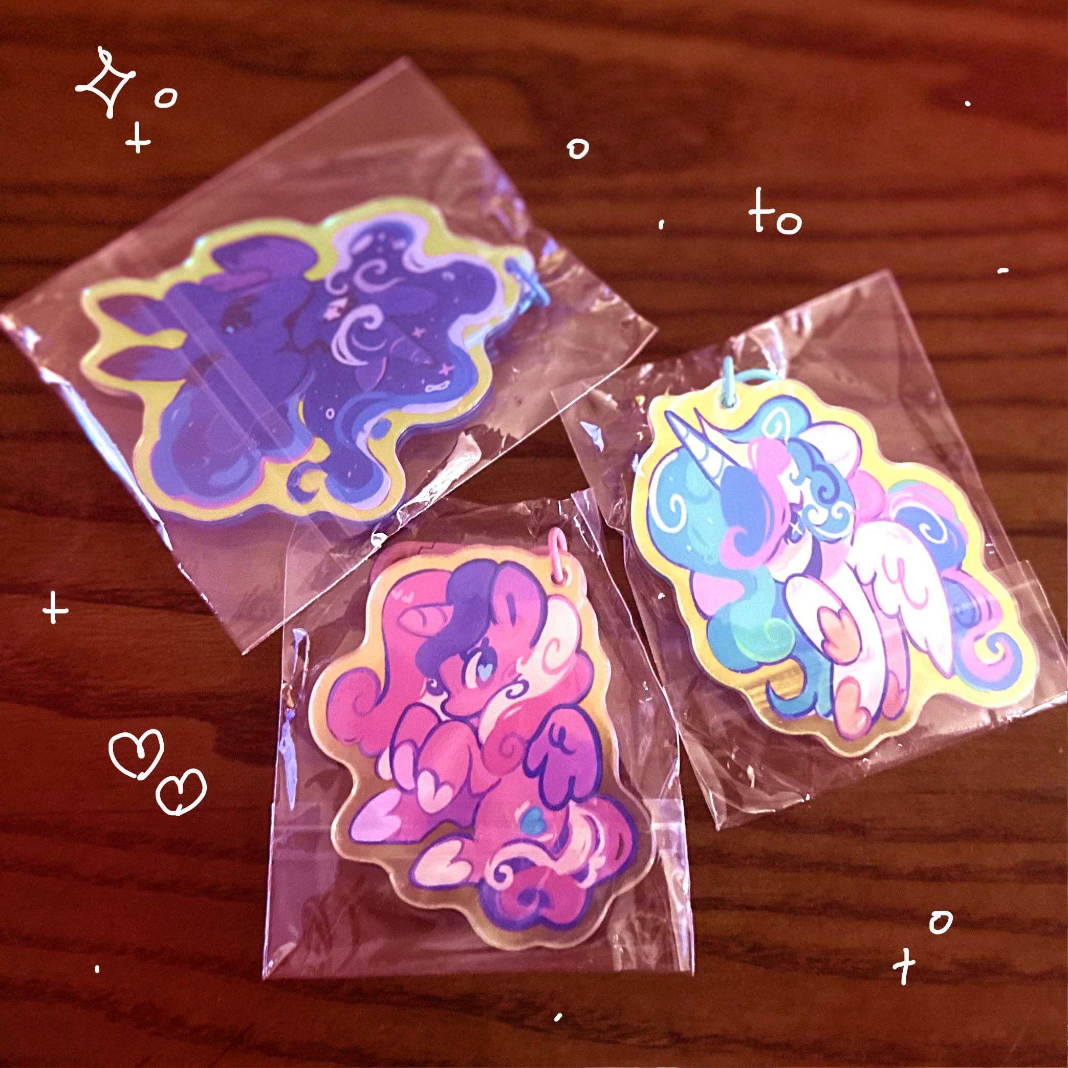 [CON LEFTOVERS] MLP Princess Charms – Mothcharm