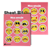Nice Emoji Sticker Sheet – Mothcharm